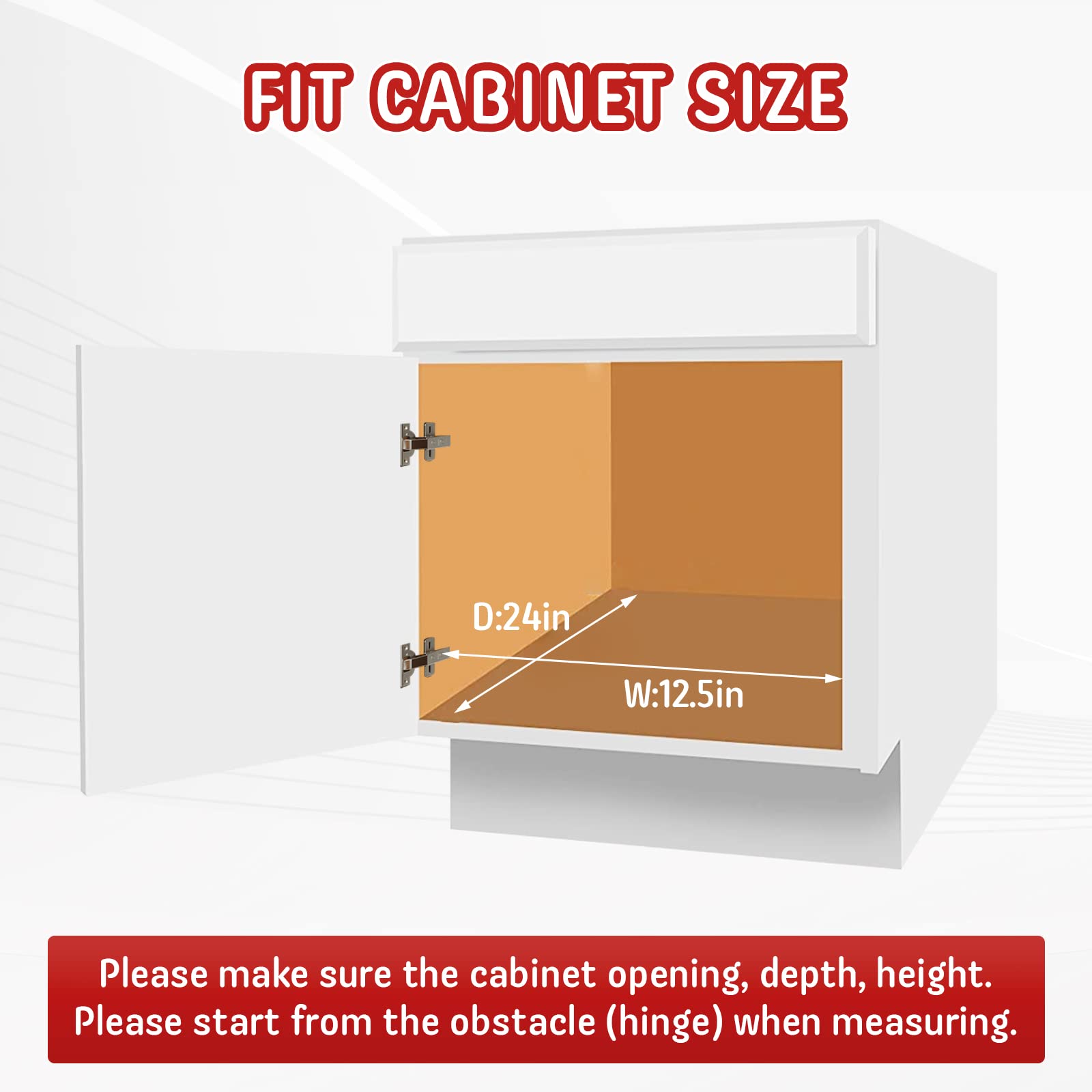 LOVMOR Pull Out Cabinet Organizer and Storage 11" W x 21" D, Slide Out Shelves for Kitchen Cabinets
