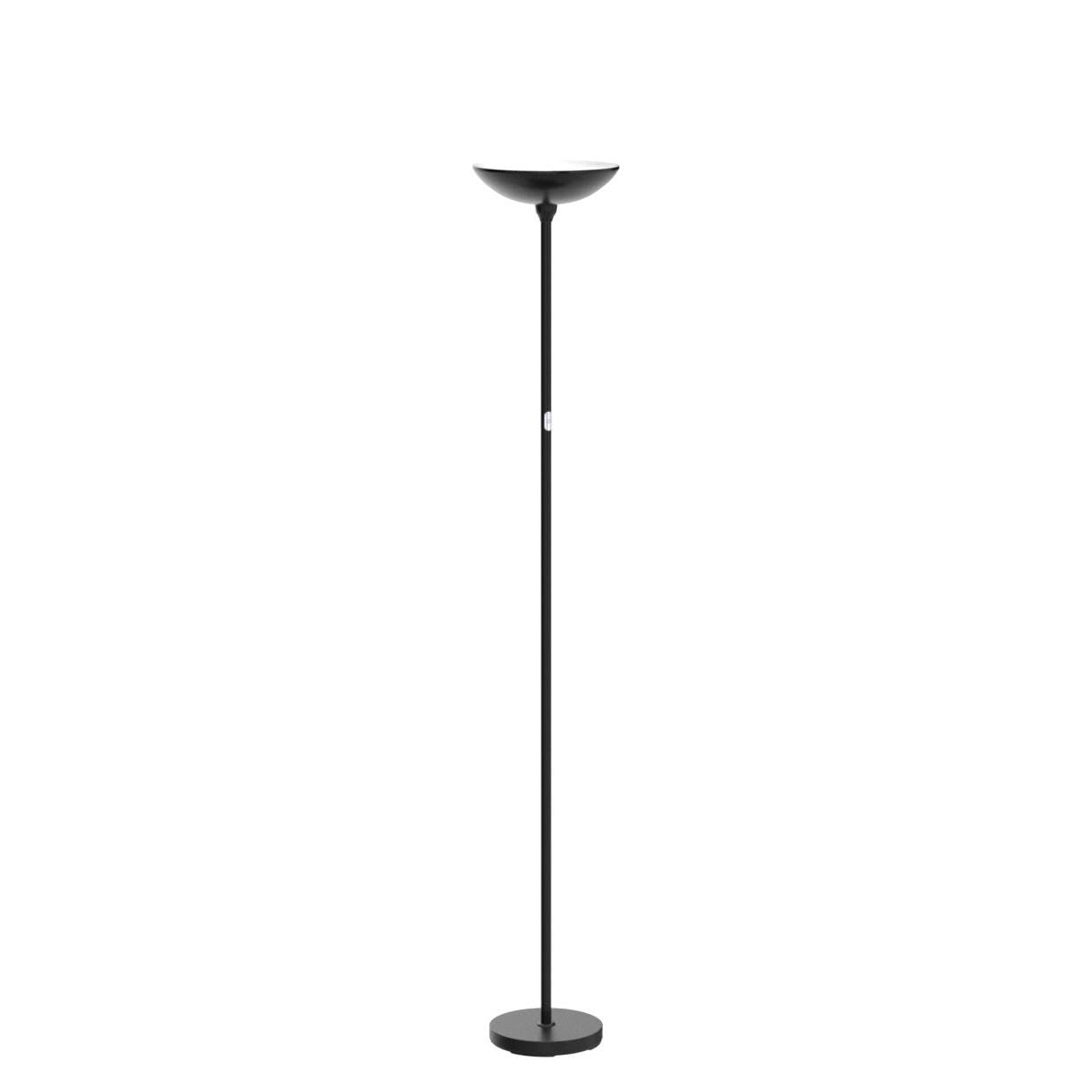 BoostArea Floor Lamp, Standing Lamp, 20W 2000LM LED Torchiere Floor Lamp, Stepless Dimmable, Touch Control, 3000K Daylight, 50000hrs Lifespan, Floor Lamps for Living Room, Standing Lamps for Bedroom