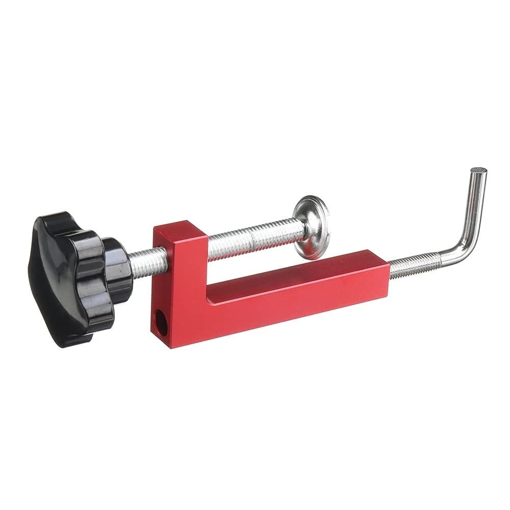 AYKONG 2Pcs Woodworking Fence G Clamp Aluminum Alloy Adjustable Fixed Clamps General G Clamp Hand Operated Universal Accessories Tool Jig Accessories (Color : Blue)