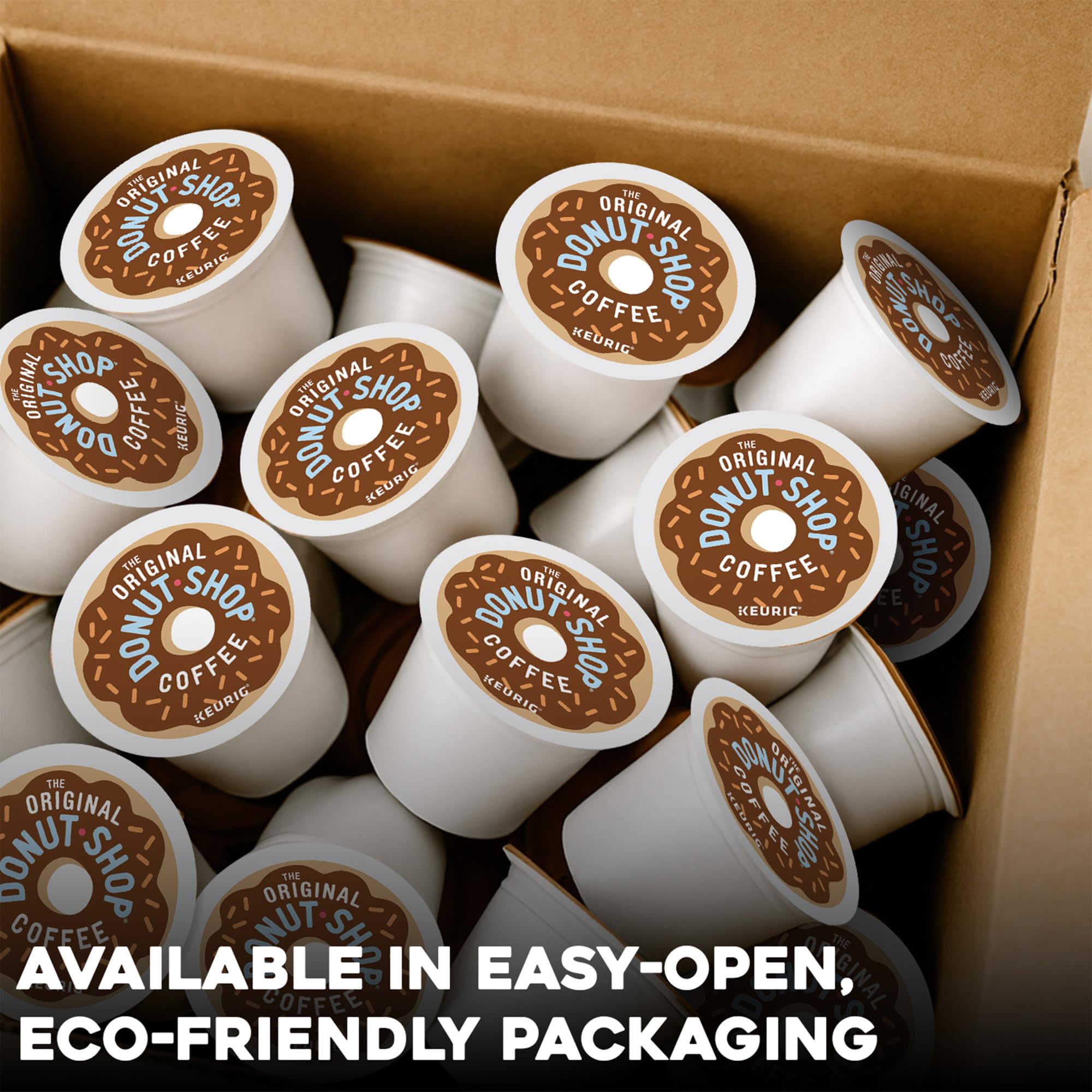 The Original Donut Shop Keurig Single-Serve K-Cup Pods, Regular Medium Roast Coffee, 72 Count