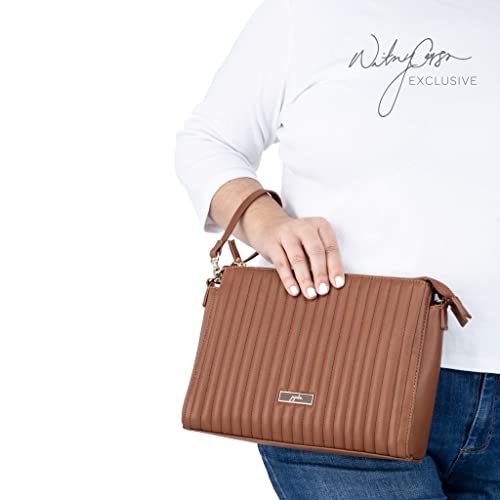 JuJuBe | Day to Night Crossbody Bag, Designer Small Crossbody Purse for Moms | Spice