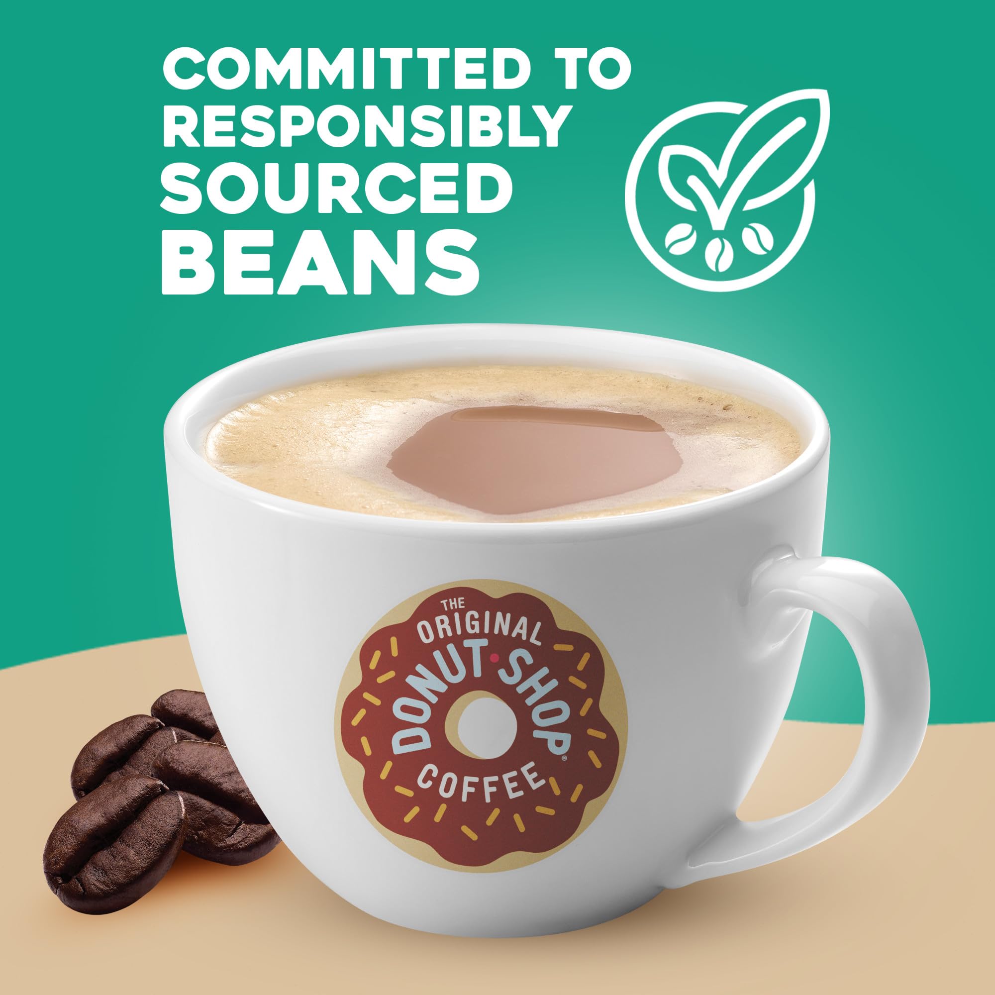 The Original Donut Shop Keurig Single-Serve K-Cup Pods, Regular Medium Roast Coffee, 72 Count