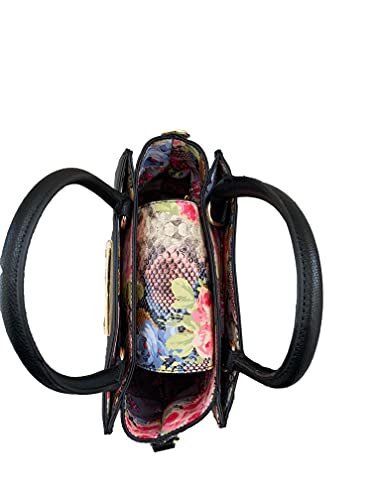 Betsey Johnson XO Chloe Snake Satchel Black/Snake One Size