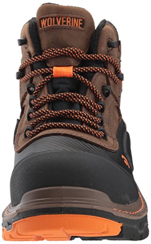 WOLVERINE mens Overpass 6" Composite Toe Waterproof Work Boot, Brown, 10 X-Wide US