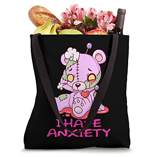 Pastel Goth Pastel Goth Anime Teddy Tote Bag
