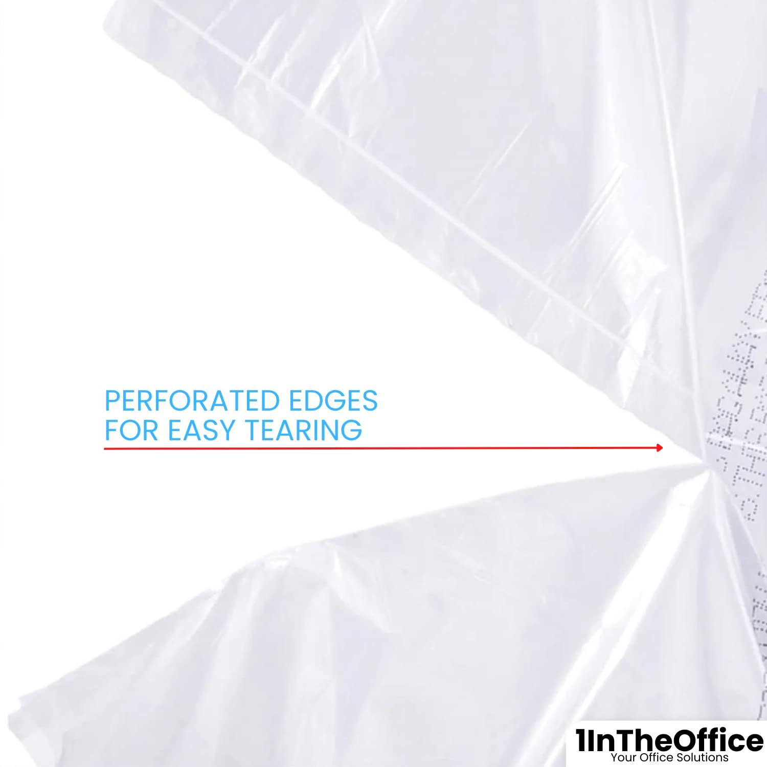 1InTheOffice Shredder Bags 40-45 Gallon, Paper Shredder Waste Bags, (100 Box)