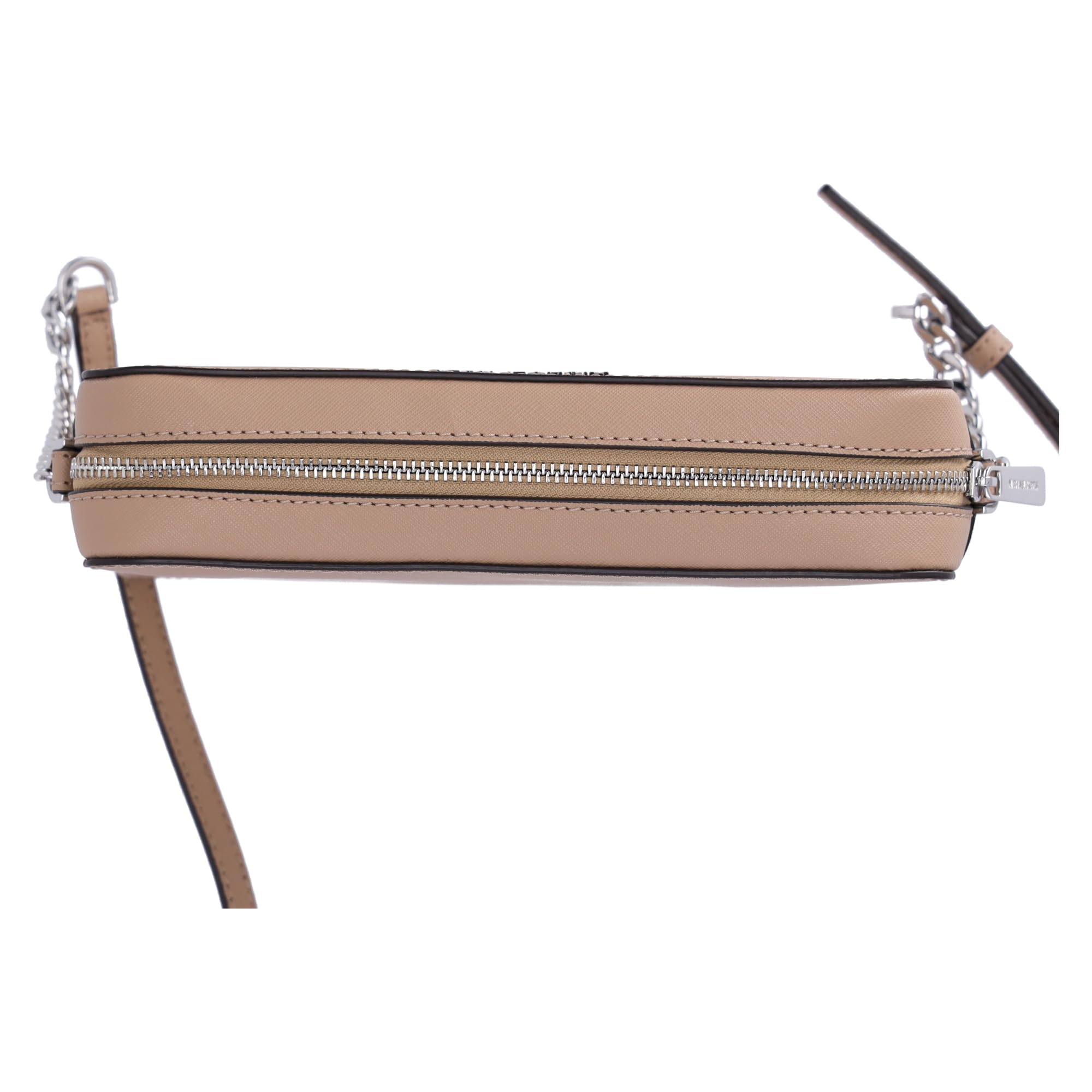 Michael Kors Jet Set Travel Large East/West Saffiano Leather Crossbody (Camel)
