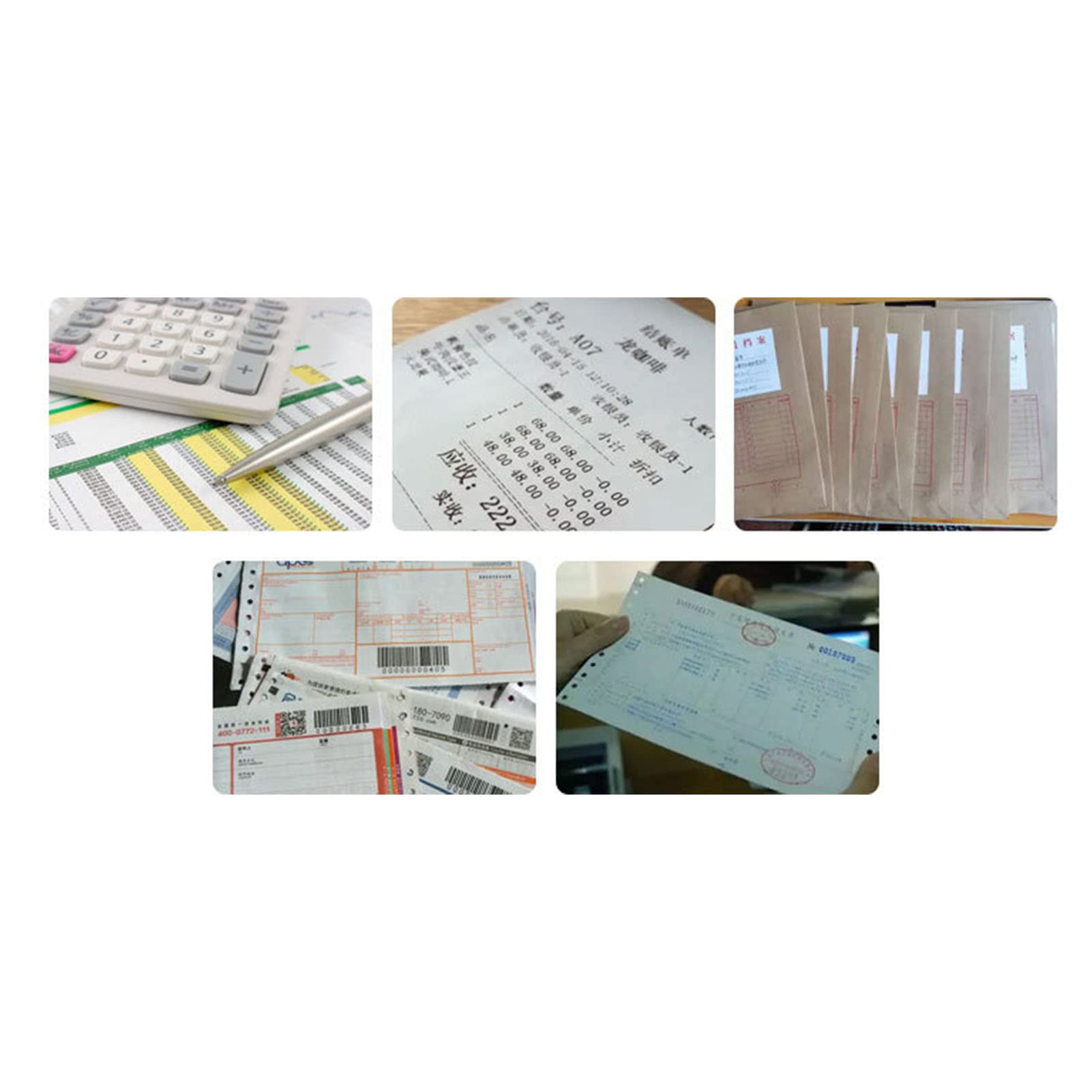 Fdit Portable Mini Paper , Multifunctional USB Electric Portable Credit Card for Office Household