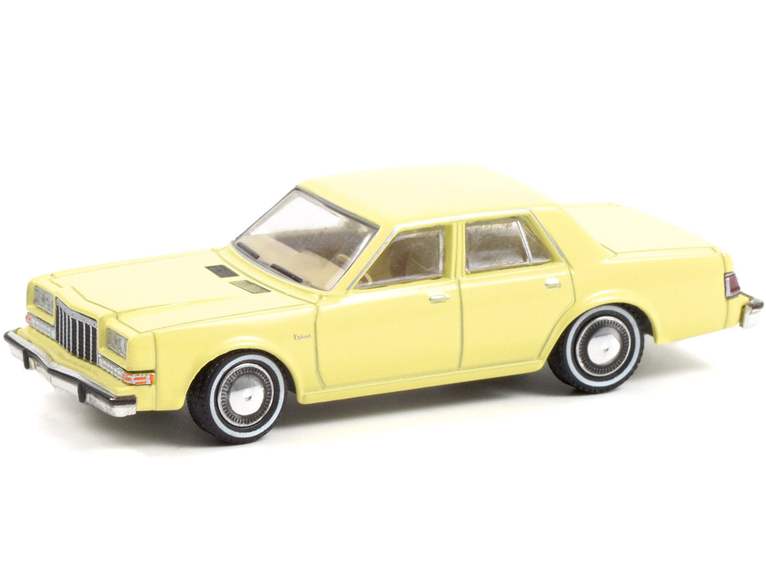 1981 Dodg-e Diplomat Yellow (Bill Maxwell's) The Greatest American Hero (1981-1983) TV Series 1/64 Diecast Model Car by Greenlight 44920 A
