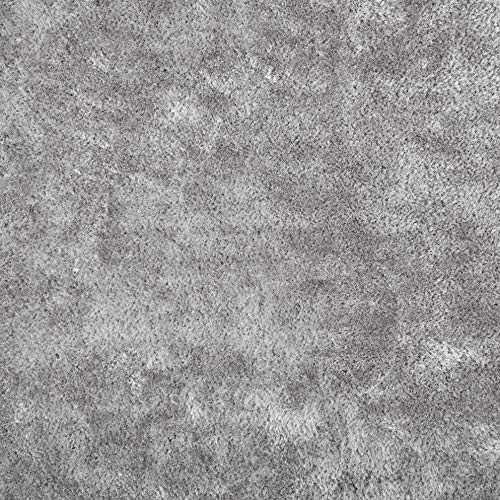 SAFAVIEH Luxe Shag Collection 8' x 10' Grey SGX160C Handmade Glam 3.2-inch Extra Thick Area Rug