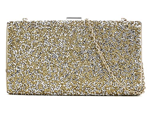 Nodykka Clutch Purses for Women Evening Bags Sparkling Shoulder Envelope Party Cross Body Handbags