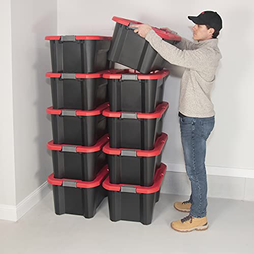 CRAFTSMAN 20-Gallon (80-Quart) Tote with Latching Lid, 4-Pack (4)