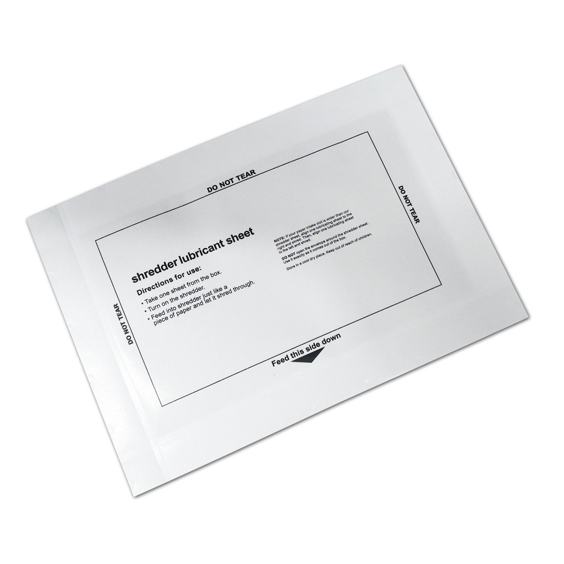 laffeya Paper Shredder Sharpening & Lubricant Sheets & Shredder Cleaning Sheets (12 Pack)