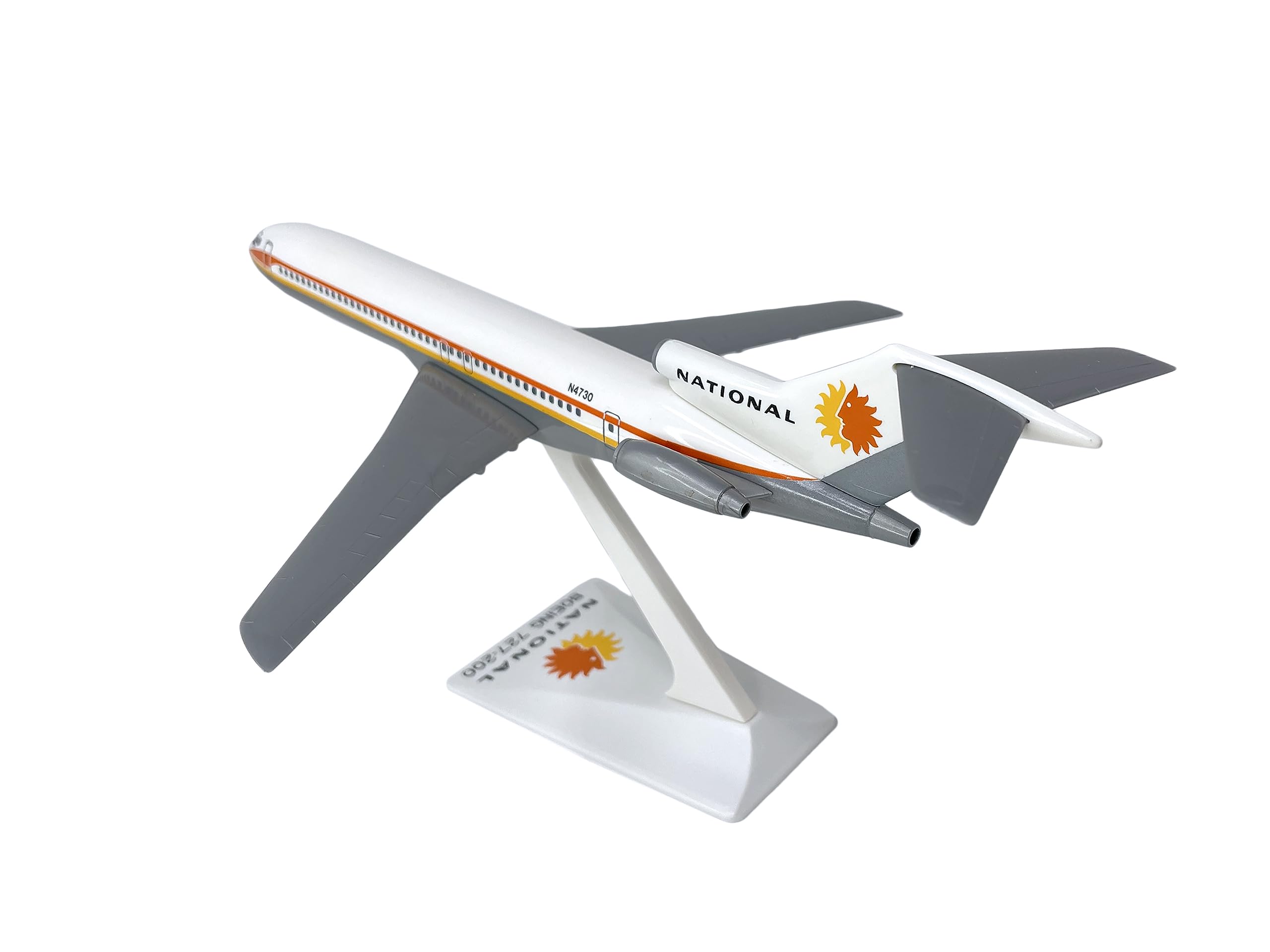 Flight Miniatures National Airlines 1967 Livery Boeing 727-200 1:200 Scale Display Mode