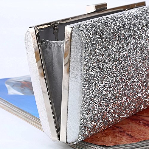 Nodykka Clutch Purses for Women Evening Bags Sparkling Shoulder Envelope Party Cross Body Handbags