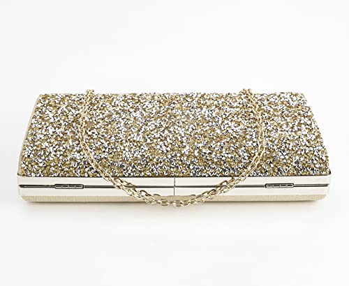 Nodykka Clutch Purses for Women Evening Bags Sparkling Shoulder Envelope Party Cross Body Handbags