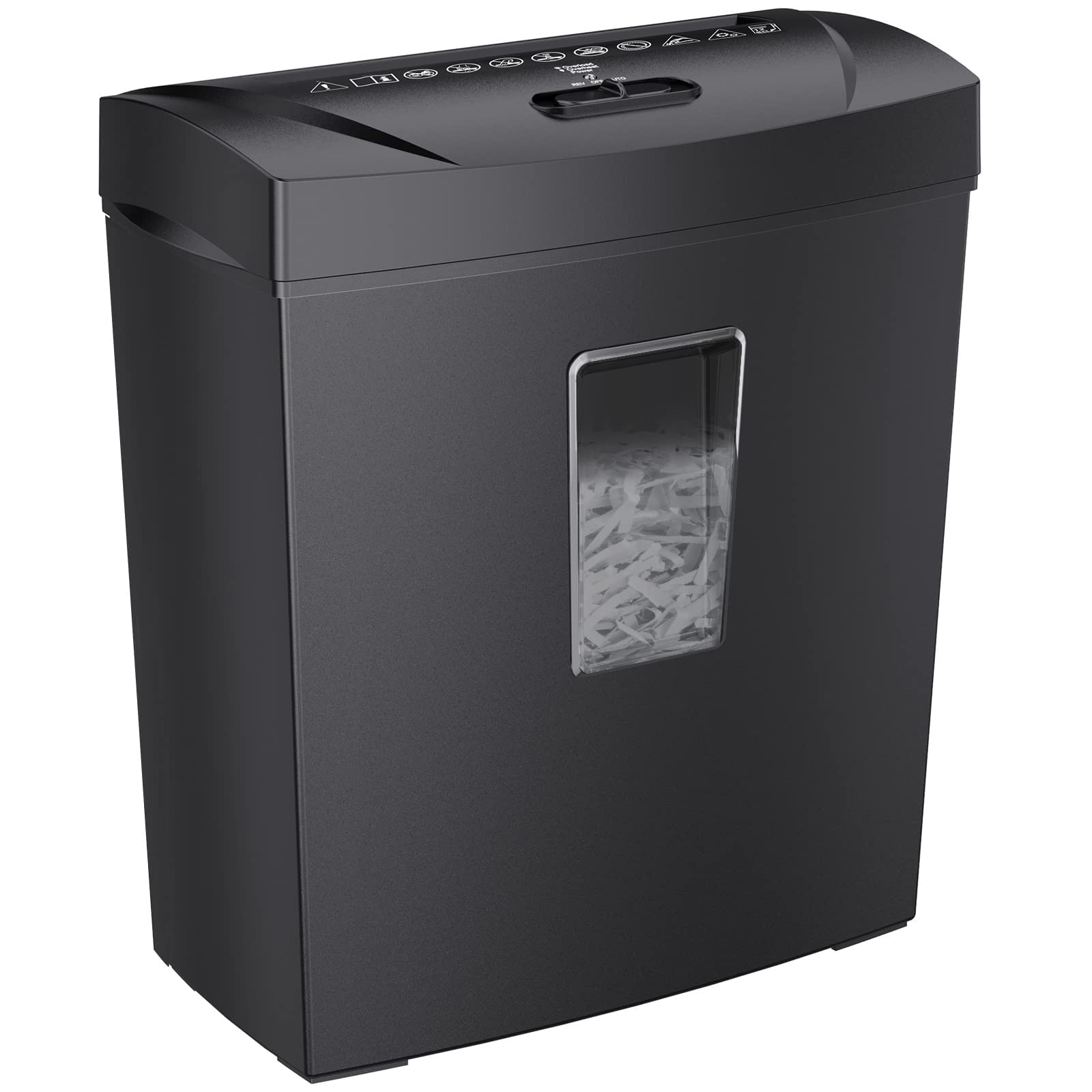 Bonsaii 8-Sheet Cross-Cut Paper Shredder, Overload and Thermal Protection (C170-A)