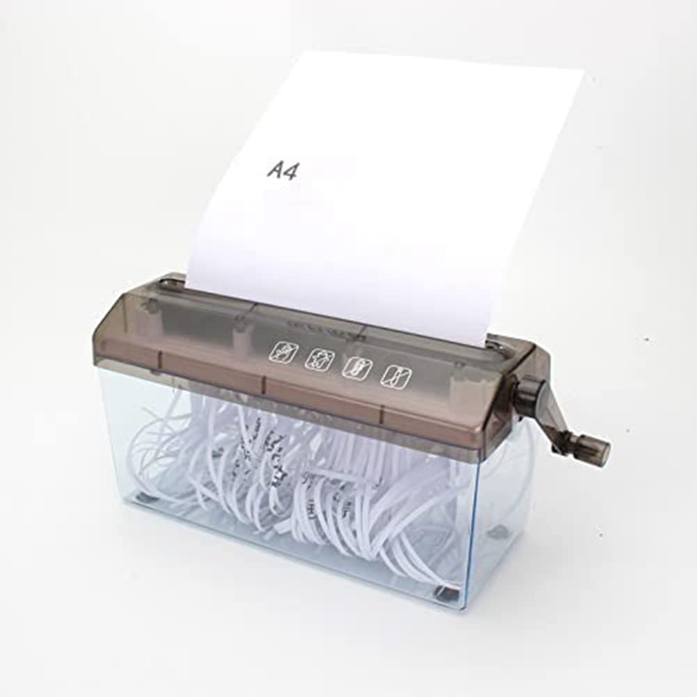 Lanyazet Hand Shredder, Manual Paper Cutting Machine A4, Mini Portable Manual Shredder, School and Office