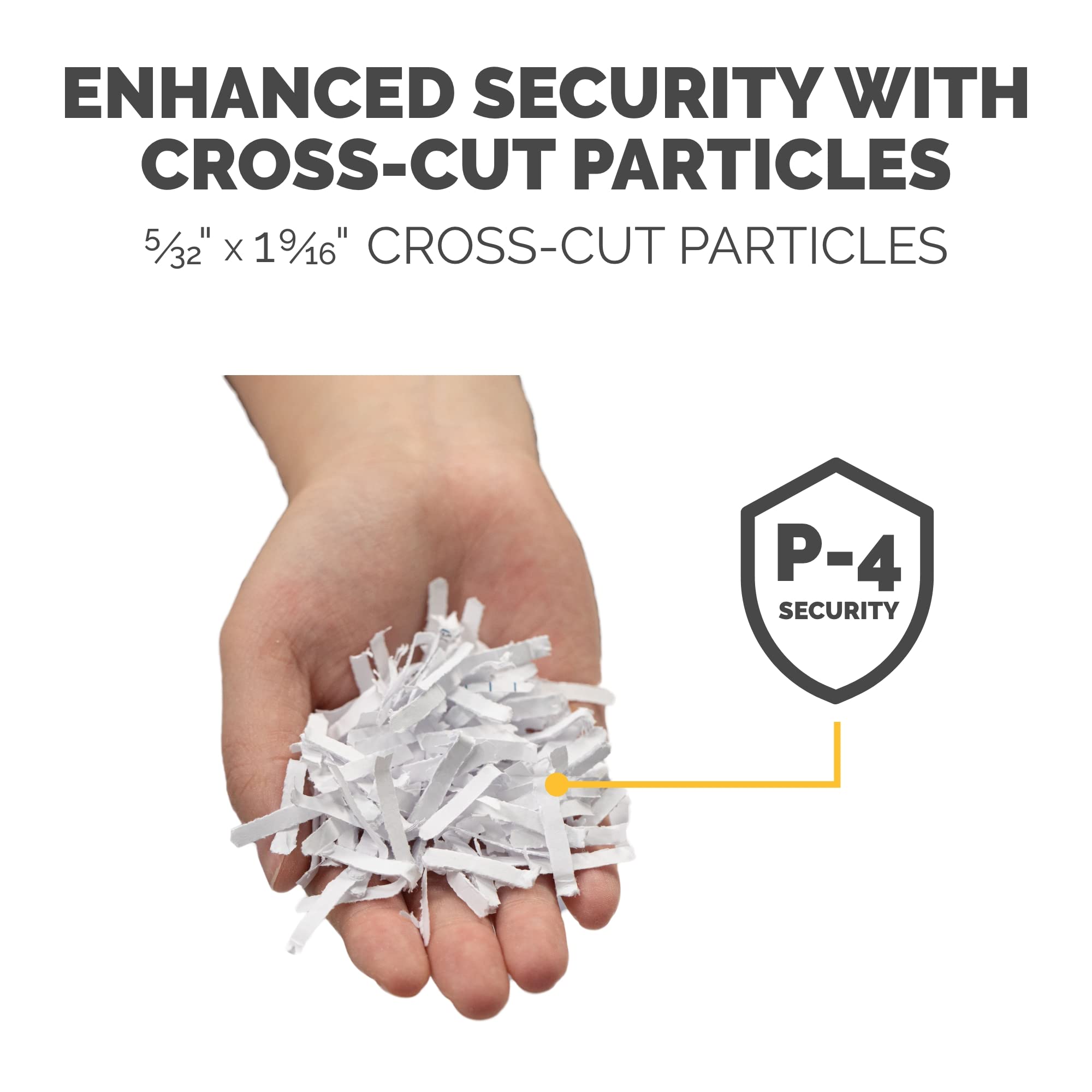 Fellowes 14-Sheet Cross-Cut Paper Shredder Bundle
