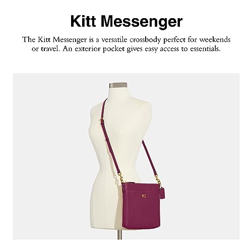 COACH Crossgrain Leather Kitt, Deep Plum