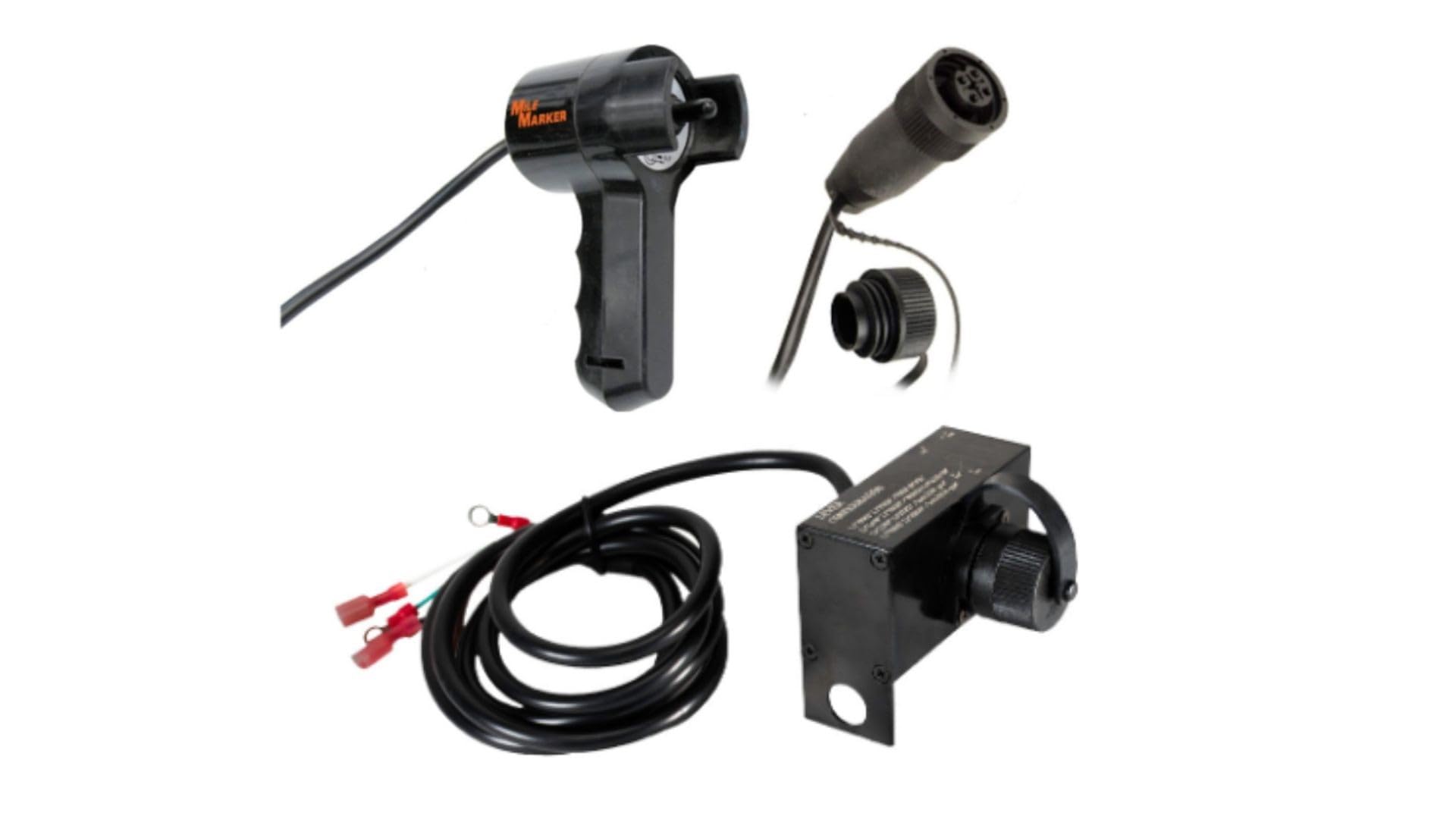 Mile Marker 93-50014 Hydraulic Winch Joystick Remote, Silver