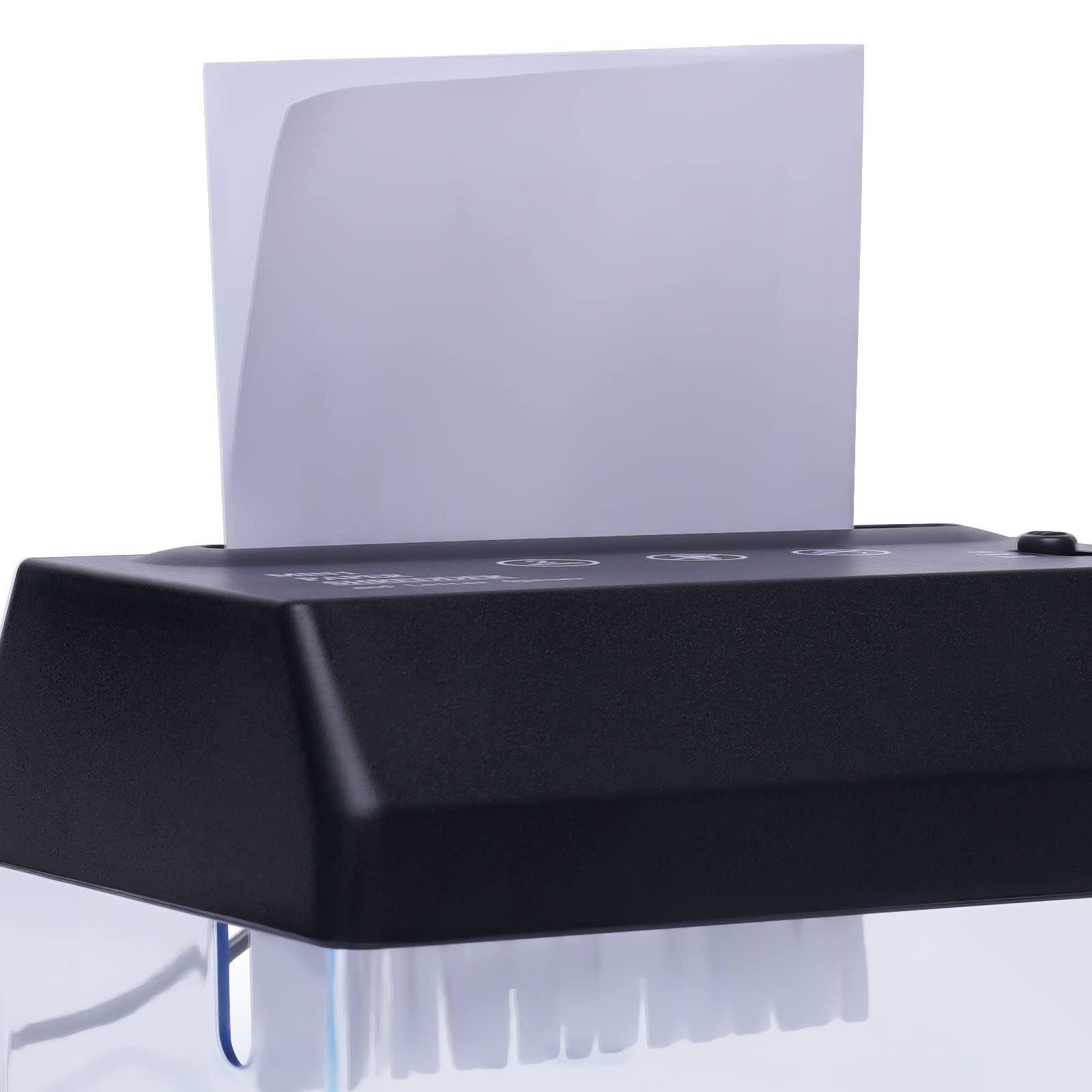 LGODDYS Paper Shredder USB Auto A4 Paper Shredder Portable Mini Paper Cutting Machine Universal Office School Home Desktop Stationery for Bills Receipts