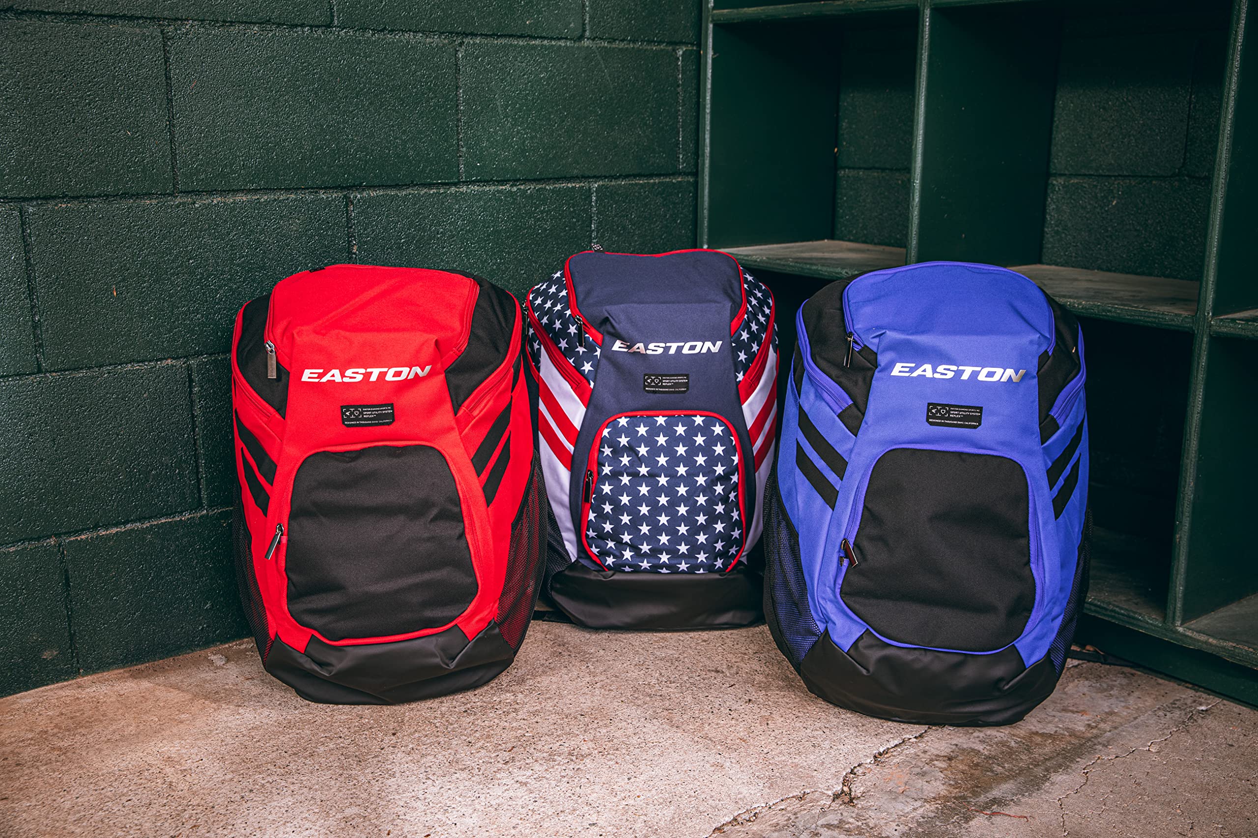 Easton | REFLEX Backpack Equipment Bag | Baseball / Softball | Black