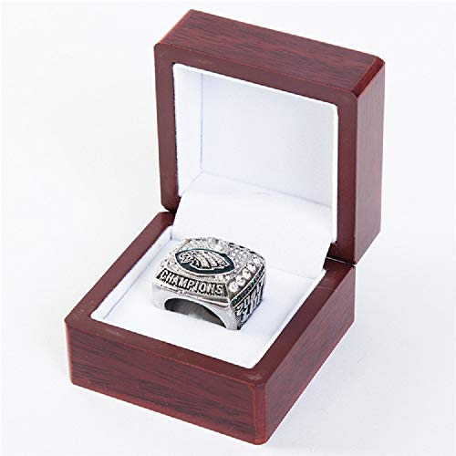 JunningGor Display Wooden Single Ring Box (Fit Mens Big Heavy Ring)