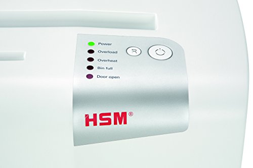 HSM shredstar S25 Strip-Cut Shredder; Shreds Up to 25 Sheets; 6.9-Gallon Capacity Shredder, White