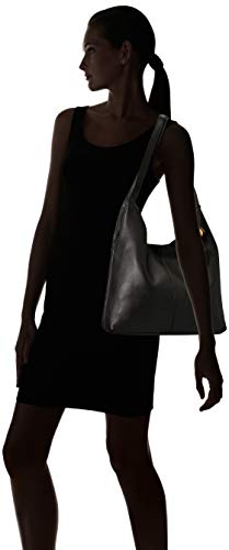 The Sak womens Women's Huntley Leather Hobo Handbag, Black, One Size US