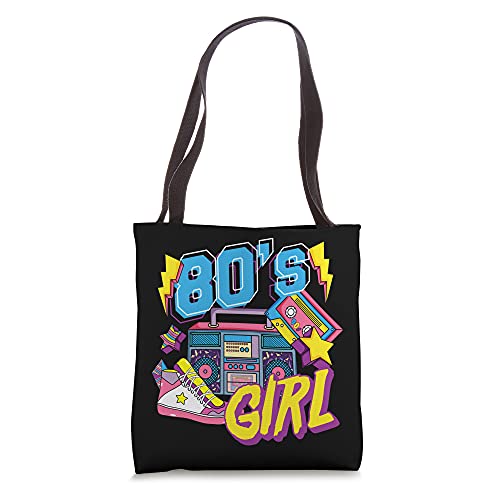 80's Girl Party Costume Retro 80s Women 1980s 80's Tote Bag