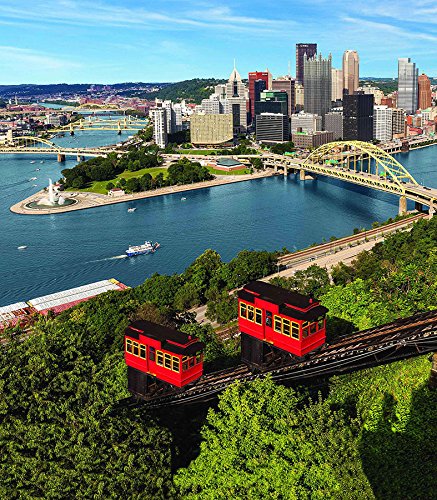 City of Pittsburgh Incline Skyline Fleece Throw Blanket 50" x 60"