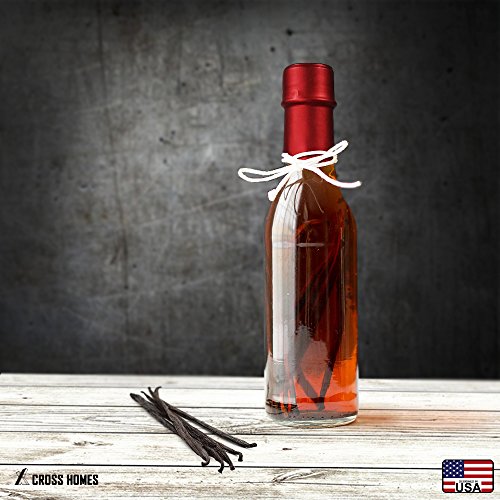 Glass Bottle, Hot Sauce Bottles Woozy bottles Empty 5 Oz 36 sets with Shrink Capsules, Printable bottle labels, mini liquor bottles, Small glass bottles sauce bottle mini wine bottles with lids RED