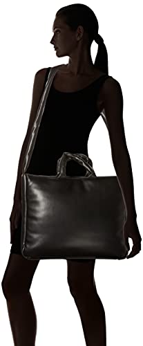 The Drop Women's Winnie Padded Messenger Tote Bag, Black, One Size