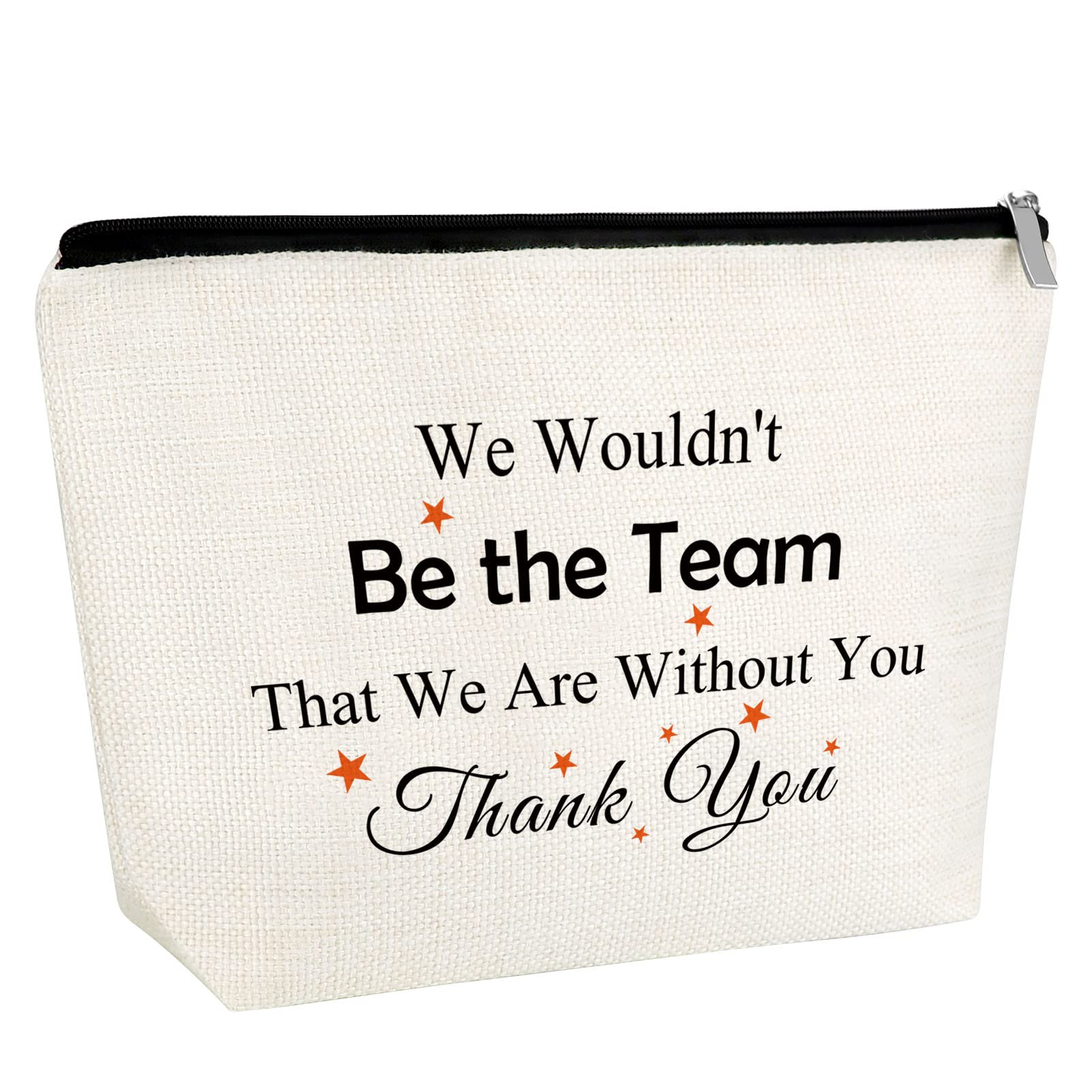 Thank You Gift for Coach Woman Coach Appreciation Gift for Manager Supervisor Makeup Bag Trainer Retirement Going Away Present Coworker Leader Cosmetic Bag Basketball Soccer Team Trainer Present