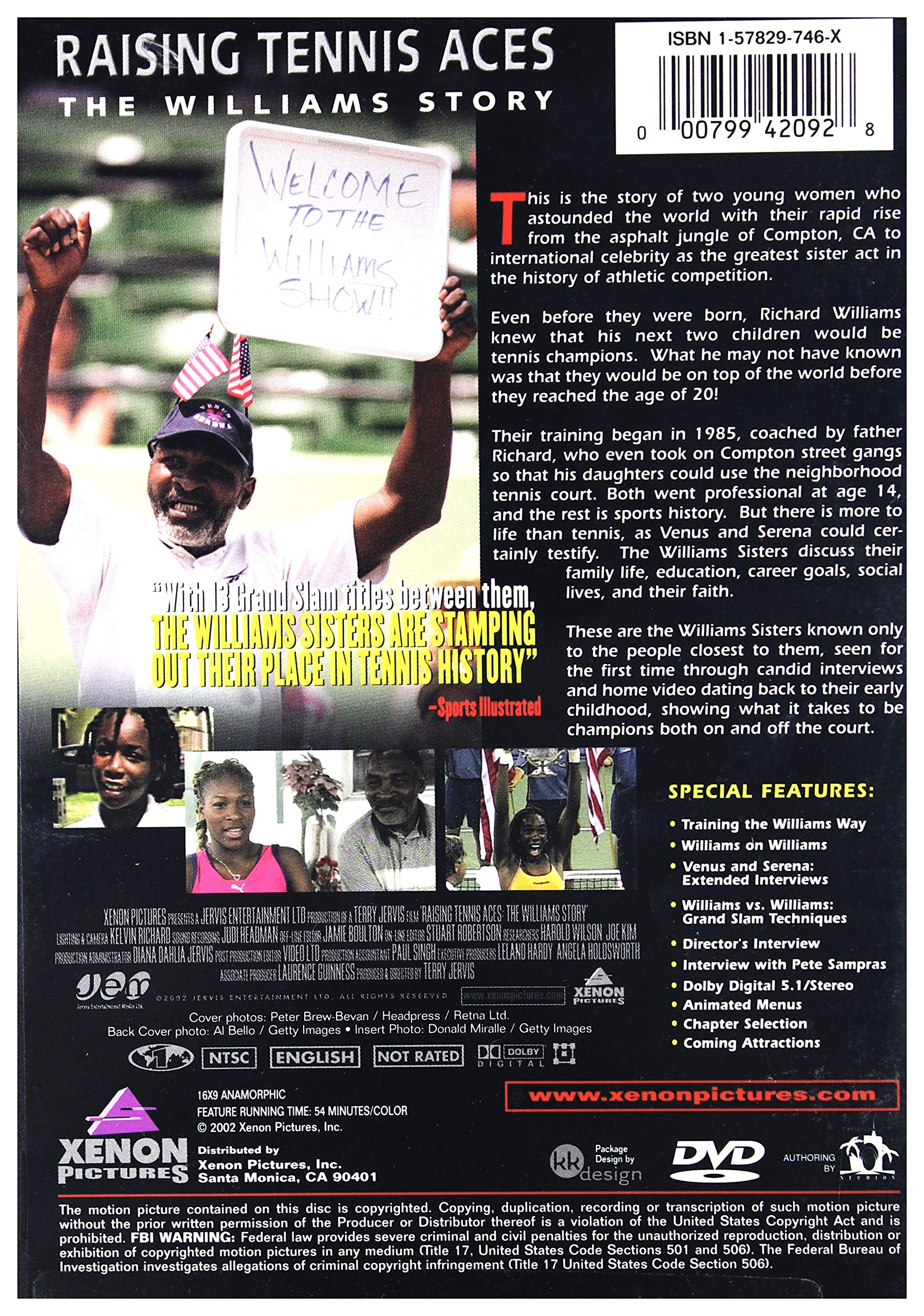 Raising Tennis Aces - The Williams Story [DVD]
