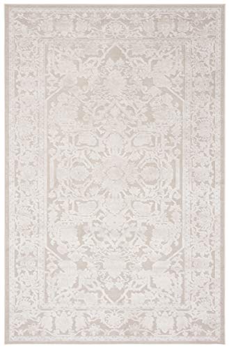 SAFAVIEH Reflection Collection 9' x 12' Cream / Ivory RFT665D Vintage Distressed Area Rug