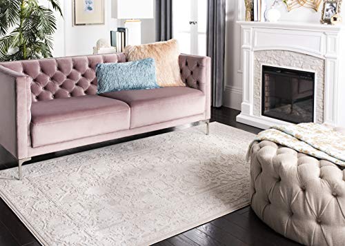 SAFAVIEH Reflection Collection 9' x 12' Cream / Ivory RFT665D Vintage Distressed Area Rug