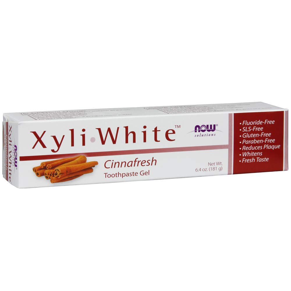 NOW FOODS Xyliwhite Cinnafresh Toothpt, 6.4 OZ
