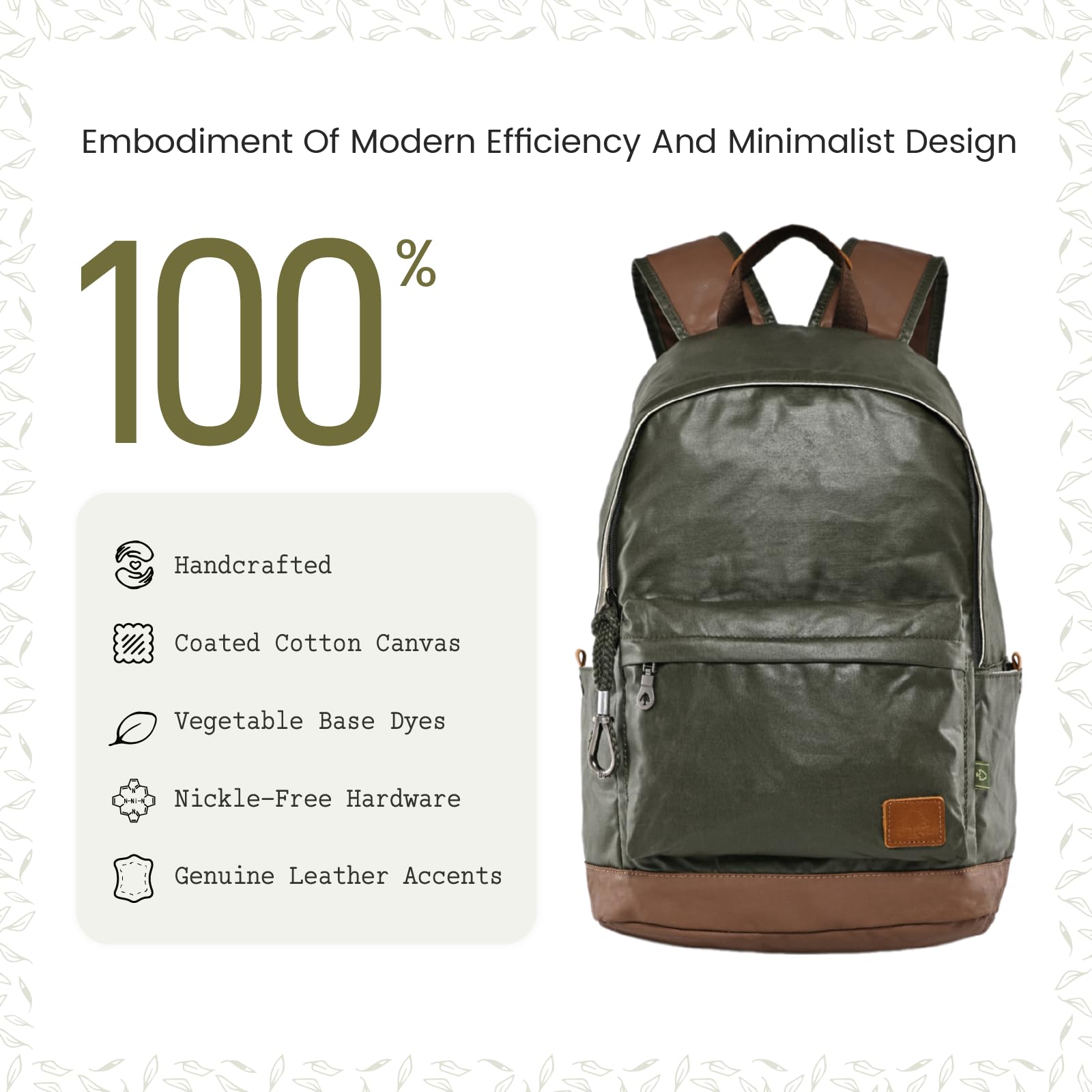 TSD Urban Canvas Backpack,Durable Hiking Lightweighted Casual Daypack Backpacks,Sturdy Travel Backpack Perfect for Work and Travel