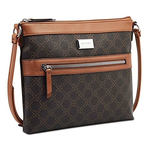 Nine West Coralia Mini Sure Spring Crossbody Brown One Size