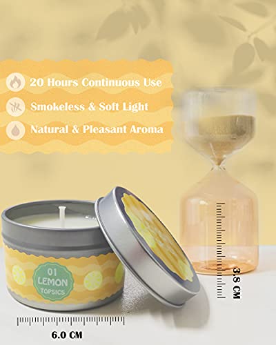 Candles for Home Scented, 9 Pack 3.2 OZ Scented Candles Gifts for Women, 20 Hours Long Lasting Aromatherapy Candles Set, Natural Soy Wax Candles, Ideal Gift for Valentine, Mother's Day