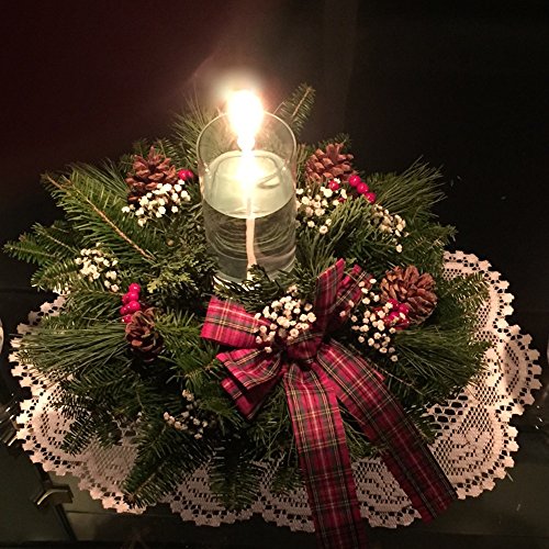 Firefly Pillar Candle Gift Set - 4-Inch, 5-Inch, 6-Inch Glass Refillable Oil Pillar Candles - Gift Set of 3