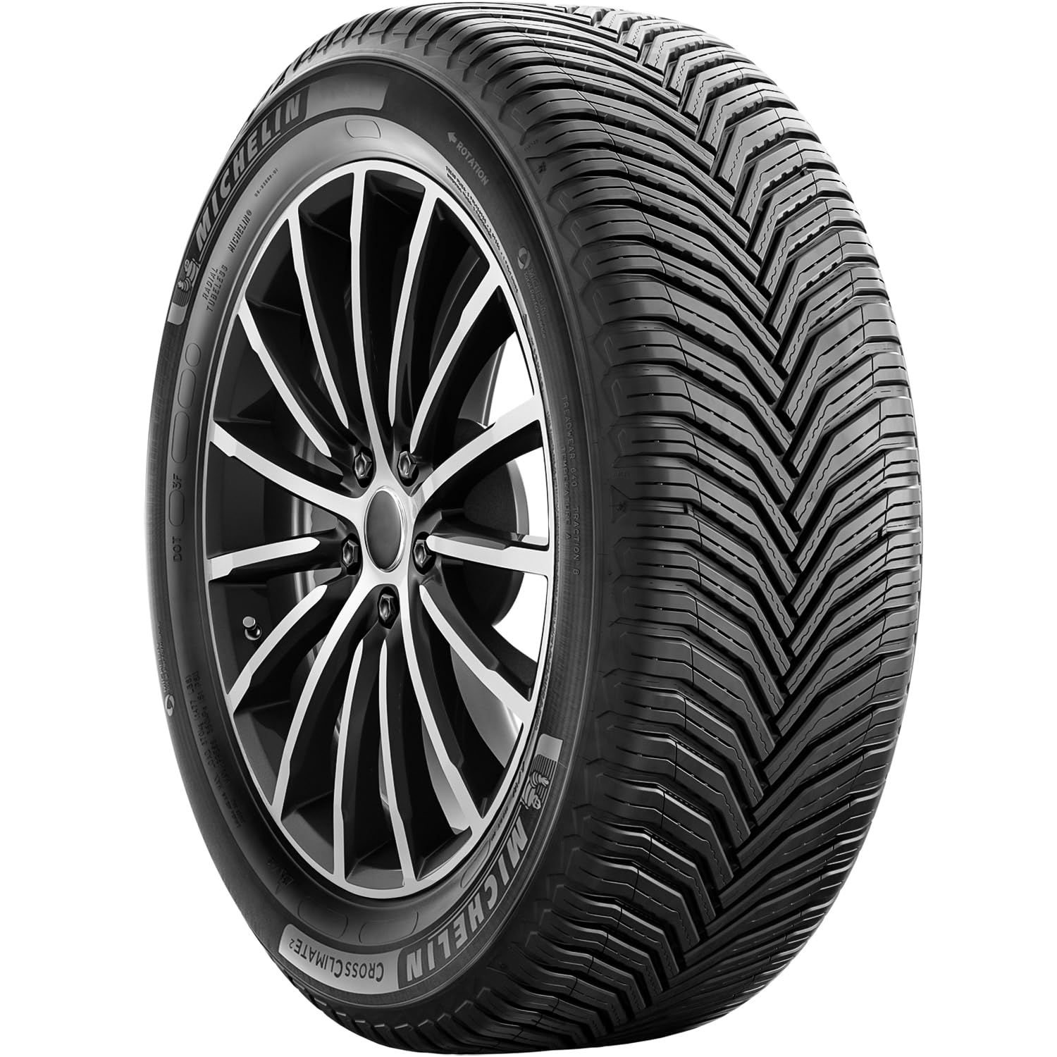 MICHELIN CrossClimate2 All-Season Car Tire for SUVs and Crossovers - 215/60R16 95V