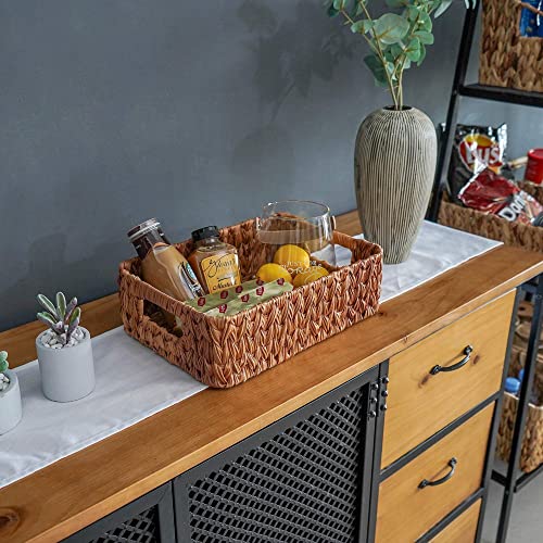 GRANNY SAYS Bundle of 2-Pack Wicker Baskets & 3-Pack Wicker Storage Baskets