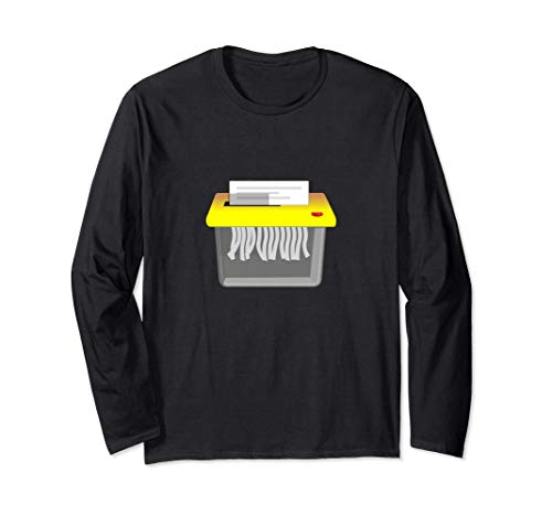 Paper Shredder Long Sleeve T-Shirt