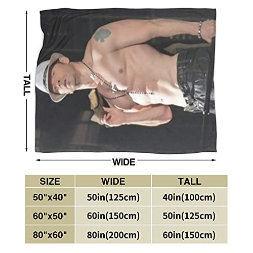Donnie Wahlberg Soft and Comfortable Warm Fleece Blanket for Sofa, Bed, Office Knee pad,Bed car Camp Beach Blanket Throw Blankets (50"x40") … (60"x50")