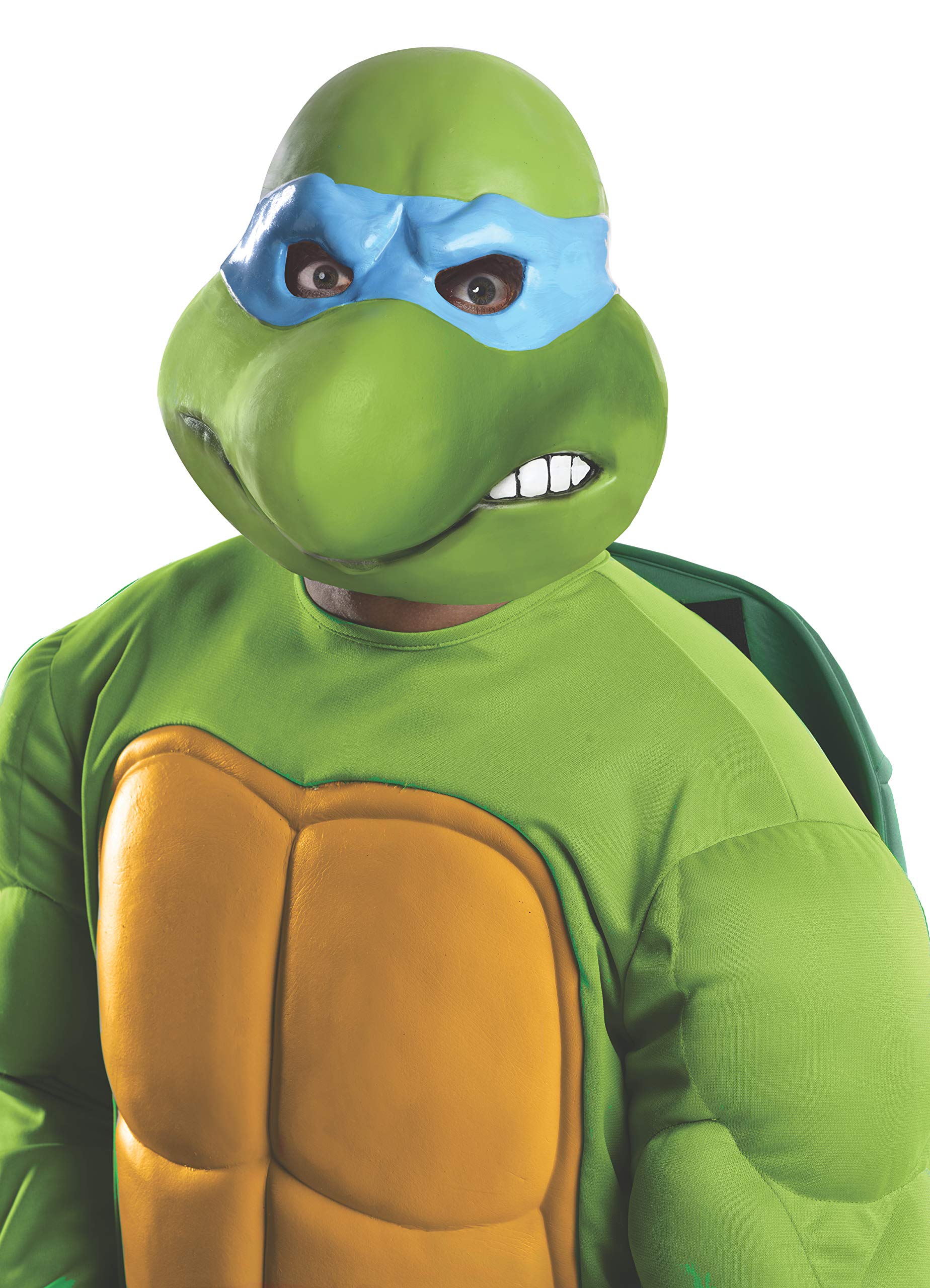 Rubie's Men's Teenage Mutant Ninja Turtles Adult Leonardo 3/4 Mask, Green, One Size