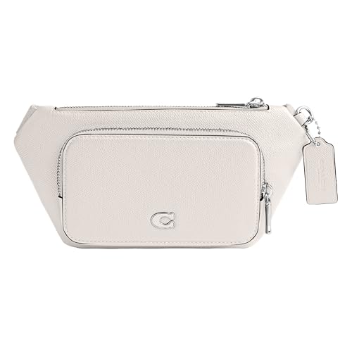 COACH Belt Bag in Crossgrain Leather, Chalk