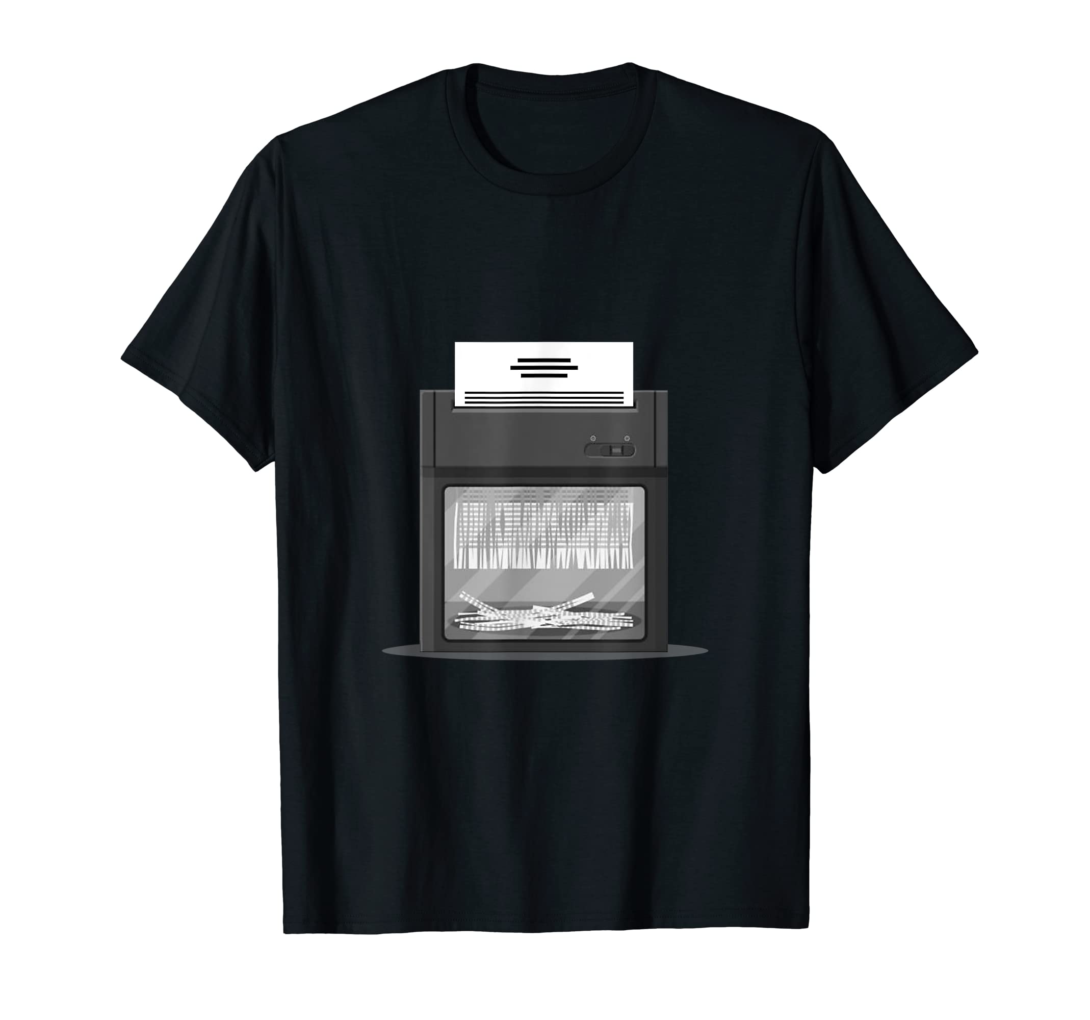 Paper Shredder Office Supply Graphic Art T-Shirt
